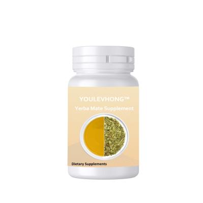 China Organic Yerba Mate Capsules 450mg 100 Count Clean Energy Mental Clarity Digestive Support for sale