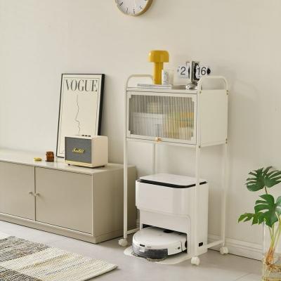 China Portable With Drawers Modern Robot Vacuum Cleaner Storage Rack  Small Square Table For Household for sale