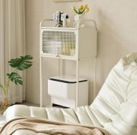 China Mobile Side Table Household Storage Shelves With Drawer For Vacuum Cleaners for sale