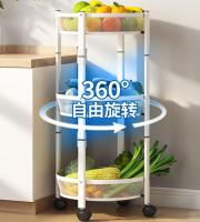 China Anti Tipping Lock Rotating Storage Rack Multi Functional Carbon Steel Folding Storage Rack for sale