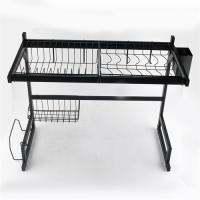 China OEM Double Layer Retractable Sink Top Dish Rack CE Certified Anti Rust for sale