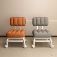 China Soft Padded Short Stool With Backrest Light Luxury And Simple Style for sale