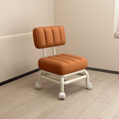 China Soft Padded Short Stool With Backrest Light Luxury And Simple Style for sale
