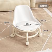 China Selected High Density Rebound Sponge Low Rolling Stool Waterproof Leather Soft And Comfortable Seat Surface for sale