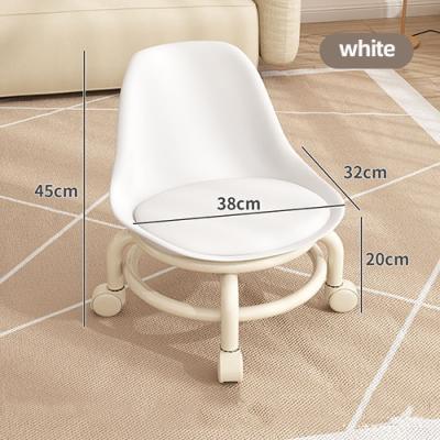 China Selected High Density Rebound Sponge Low Rolling Stool Waterproof Leather Soft And Comfortable Seat Surface for sale