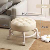 China Soft Padded Double Layer Low Rolling Stool Reinforcement With Load Bearing Capacity Of Up To 200kg for sale