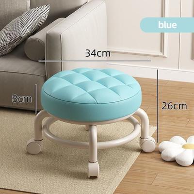 China Anti Slip Rolling Low Stool Floor Protection Multiple Color Double Layer Thickened for sale