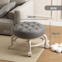 China 360° Swivel Caster High Load-Bearing Low Rolling Stool with Waterproof Stain-Resistant Surface for Flexible Movement for sale