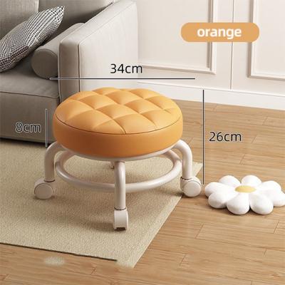 China Modern Minimalist Style Rolling Low Stool Shoe Changing For Nordic Industrial for sale
