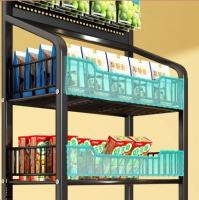 China Multi Layer 50kg Snack Display Rack 4 Floors For Supermarket Food And Beverage for sale