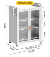 China Carbon Steel metal kitchen pantry Easy To Clean 28 Cm Wide for sale