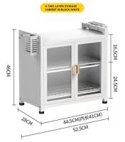 China Tenglei 2-Tier Kitchen Storage Rack with 99.8% Quality Rate for sale