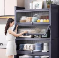 China Household Kitchen Carbon Steel Storage Cabinet Scratch Resistant Durable Sturdy And Stable for sale