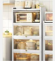 China Multi-Functional Floor-Standing kitchen metal pantry With 5-Layer Anti-Rust Coating for sale