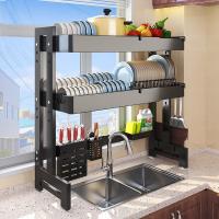 China Countertop Storage Over The Sink Dish Drainer Rack With Three Adjustable Height Levels | Wholesale Supplier for Distributors for sale