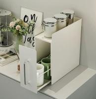 China Two Layer Dust Proof Cup Countertop Storage Cabinet Rack for sale
