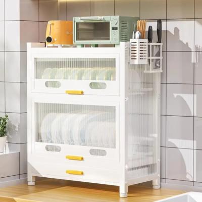 China Kitchen Countertop Cabinet with Excellent Sealing Performance Compact Structure Design and Vertical Layered Layout for sale