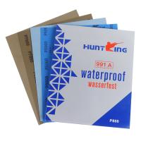 China HUNTKING 991A Waterproof Sandpaper 230x280mm Silicon Carbide Wet Dry for Auto Metal Wood Polishing for sale