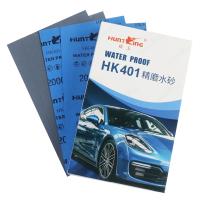China HuntKing HK401 Water Sandpaper 1500 2000 2500 Grit 100 Sheets Wet Sanding for Automotive Paint Finishing for sale
