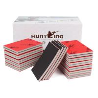 China HUNTKING Hook and Loop Sponge Sanding Pads 100x75mm 60pcs Box Wet Dry 180-3000 Grit Car Polishing for sale