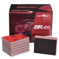 China HUNTKING BR-211 TPU Backed Sponge Sanding Block 100x75mm 180-3000 Grit Wet Dry Abrasive for Car Paint Repair Wood Finishing for sale