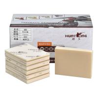China HUNTKING Beige Sponge Sandpaper 100x75mm 180-5000 Grit Hook and Loop Wet Dry Abrasive for Car Paint Wood Polishing for sale