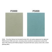 China Huntking Conical Sponge Sanding Pads 75mm x 100mm P3000 P5000 Hook and Loop for Automotive Paint Polishing for sale