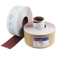 China Huntking TJ103 Aluminum Oxide Abrasive Cloth Roll 4 Inch 85m Hand Tearable Emery Cloth for Wood Metal Polishing for sale