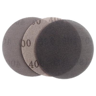 China HUNTKING HK127 Aluminum Oxide Mesh Sanding Net 5 Inch 6 Inch Hook and Loop Dust Free Abrasive Discs for sale