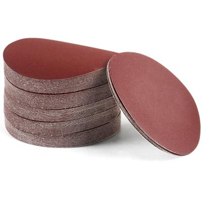 China Aluminum Oxide Hook and Loop Sanding Discs 4 Inch 5 Inch 60 to 2000 Grit Sandpaper for Metal Wood Automotive for sale