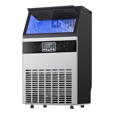 China NO App-Controlled 80kg Ice Making Capacity Automatic Countertop Block Ice Maker Machine for Business Home Food Shop for sale