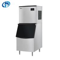 China Industrial Ice Cube Block Maker 300kg/24 hours Stainless Steel Commercial Ice Making Machine for Italian Prices for sale