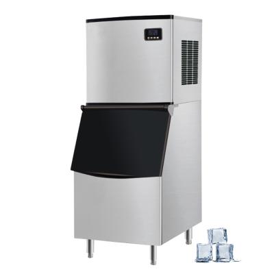 China 70kg Professional Stainless Steel Commercial Ice Cube Block Maker 814W Ice Making Machine for Business Restaurant for sale
