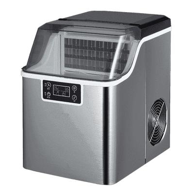 China Stainless Steel 20kg Mini Portable Ice Cube Block Making Automatic Countertop Ice Machines for Commercial Home Food Beverage for sale