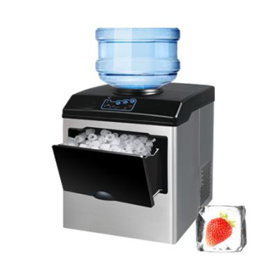 China 25kg Automatic Countertop Nugget Small Portable Ice Maker Machine Black for Business and Home Ice Making Capacity 25kgs/24H for sale