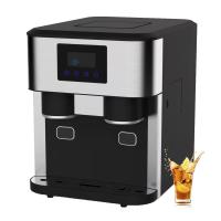 China Ice Cube Maker Electric Stainless Steel 18kg Small Countertop Portable Ice Block Machine for Commercial Home for sale