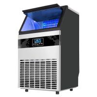 China 100kg Automatic Home Commercial Ice Cube Block Machine Ice Making Machine for Business Italian UV Printing NO App-Controlled for sale