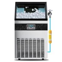China 100kg Automatic Commercial Block Ice Making Machine for Hotel Business Food Beverage Shop Cube Ice Maker for sale