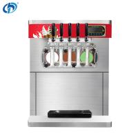 China 5 Flavors Automatic Soft Serve Yogurt Commercial Ice Cream Maker Ideal for Commercial Product Size 635x630x745 mm for sale