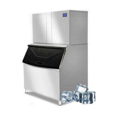 China Inkjet Printing High Capacity Big Block Ice Cube Maker 750kg Commercial Industrial Ice Making Machine for Business Prices for sale