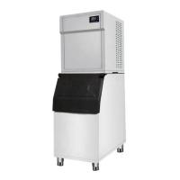China 300KG Stainless Steel Ice Cube Machine with Quick 10-20min Ice Making Time and Consumption for sale