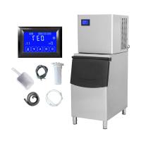 China 585x830x1560mm Stainless Steel Ice Block Making Machine 200kgs Commercial Ice Cube Maker for sale