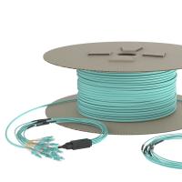 China PVC LSZH Mpo Fiber Cable SC Breakout Fiber Optic Patch Cord Fanout for sale