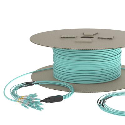 China PVC LSZH Mpo Fiber Cable SC Breakout Fiber Optic Patch Cord Fanout for sale