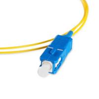 China PVC Sheath Applications Single Mode Fiber Pigtails LC FC Adaptor Fiber Optic Pigtail for sale