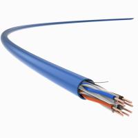 China 24AWG Cat6 Bulk Network Cable U/UTP Bare Copper PVC Jacket for sale