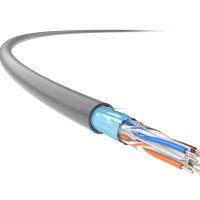 China FTP 23AWG Ethernet CAT 6A Cable Solid Bare Copper PVC Jacket for sale