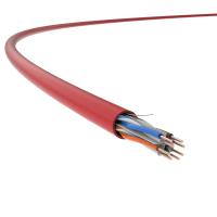 China Rodent Resistant UTP CAT6 Cable 24AWG 0.53mm BC LSZH Jacket for sale