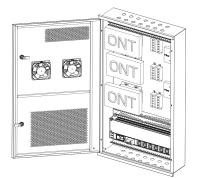 China LVJB Enclosure 570mm*1000mm*165mm Built-in Design SPCC Network Rack Cabinet for sale