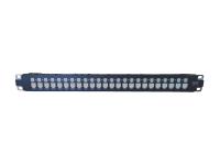 China Modular Electronic Patch Panel 1U 24Port CAT6 CAT6A Network Intelligent Patch Panel for sale